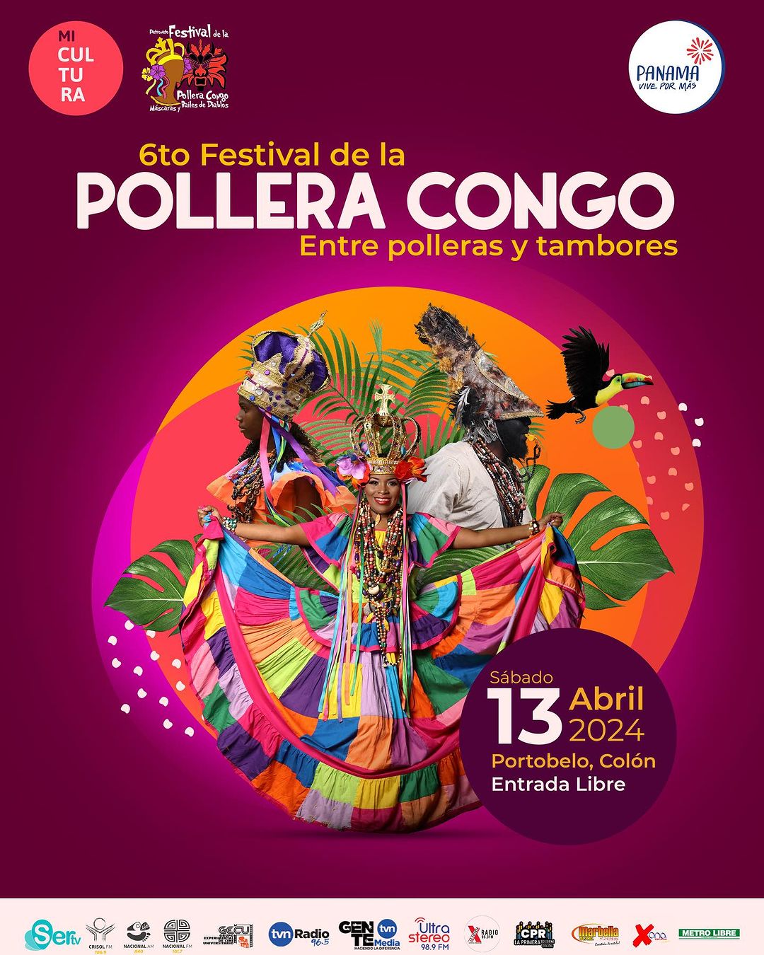 Festival de la Pollera Congo - Punto Bohemio